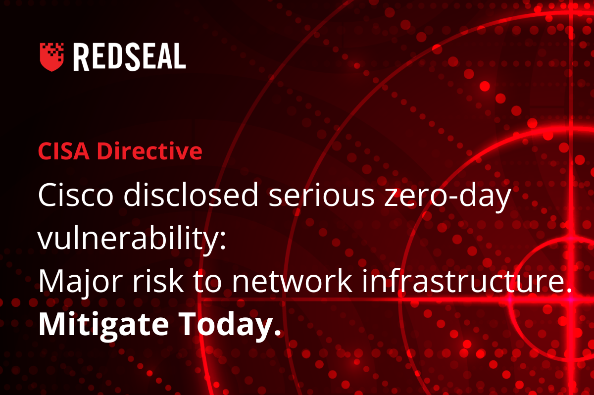 Zero-Day in the Wild: Major Risk to Network Infrastructure - RedSeal